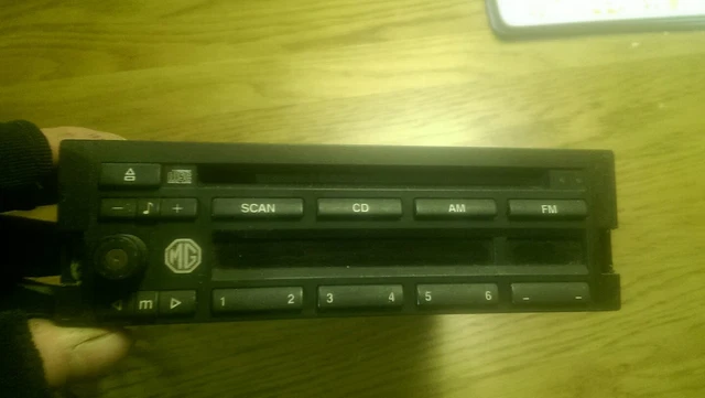 MGF TF GENUINE MG branded radio cd player Complete With Code £65.00 ...