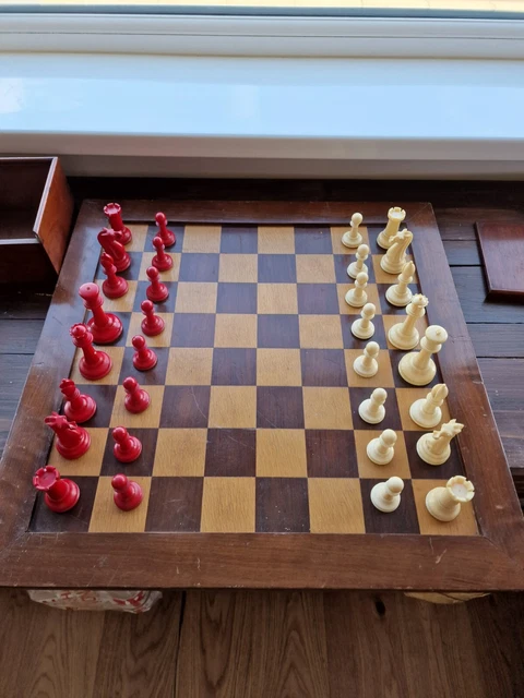 RARE ANTIQUE CLUB Chess Set by RICHARD WHITTY of LIVERPOOL a STAUNTON ...