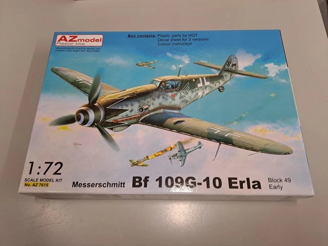 MESSERSCHMITT BF 109G-10 Erla Block 49 Early AZ model | No. AZ 7615 | 1:72 £9.99 - PicClick UK