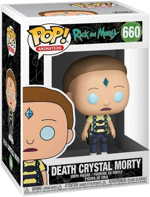 FUNKO POP! ANIMATION Rick and Morty 660 Death Crystal Morty Vinyl ...