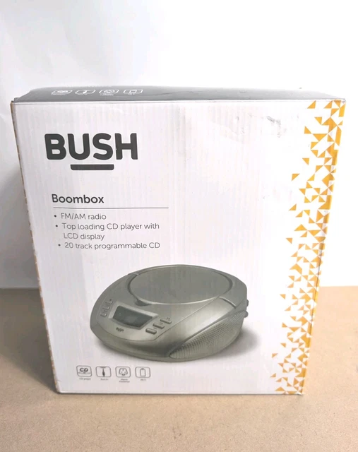 BUSH JT-212 RADIO CD Player Portable Stereo Boombox LCD Display FM AM ...