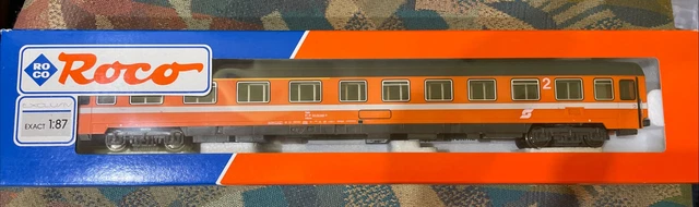 ROCO 45224 ÖBB Eurofima Schnellzugwagen IC EC H0 Top Zustand ...