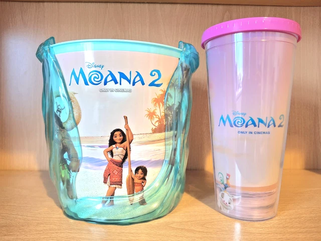THE ODEON MOANA 2 Ocean Explorer Collectors Combo Popcorn Bucket & Cup ...