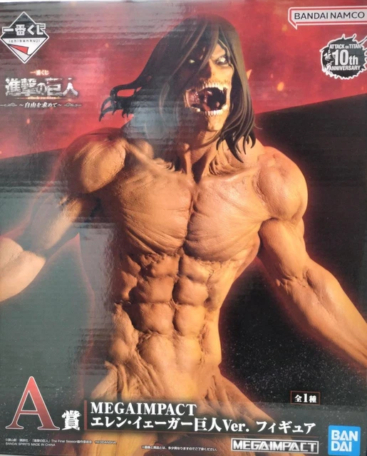 PRIZE A EREN Yeager Titan Ver Model Number Attack on Titan BANDAI £176. ...