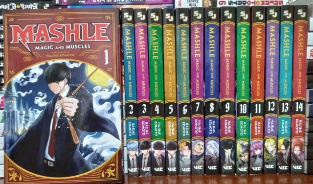 MASHLE MAGIC AND Muscles Complete Manga Set Vol. 1-14 Hajime Komoto ...