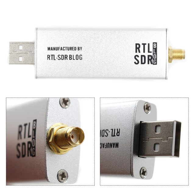 FOR RTL-SDR BLOG R820T2 RTL2832U TCXO SMA Software Defined Radio Dongle ...