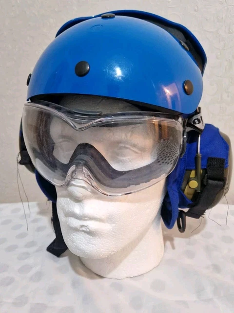 ROYAL NAVY MK7 Flight Deck Helmet Goggles And ear Defenders Various ...