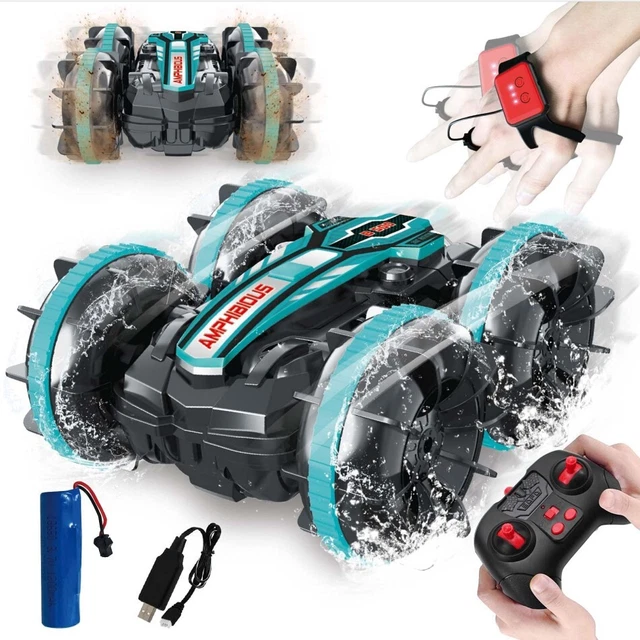 ALL TERRAIN REMOTE Control Car Boat Toy 4WD Amphibious RC Vehicle 2.4Ghz OffRoad £11.89 ...