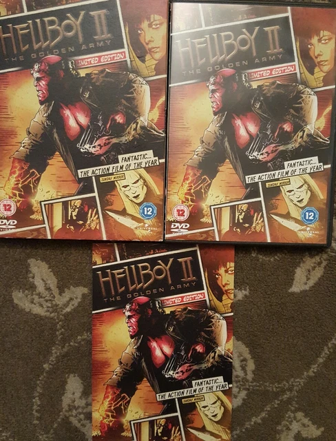 HELLBOY 2 THE Golden Army Dvd Limited Edition Includes Art Card And ...