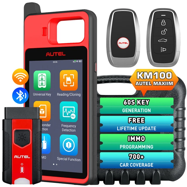 2025 AUTEL MAXIIM KM100 Keys Fob Programming Tool Keys Programmer ...