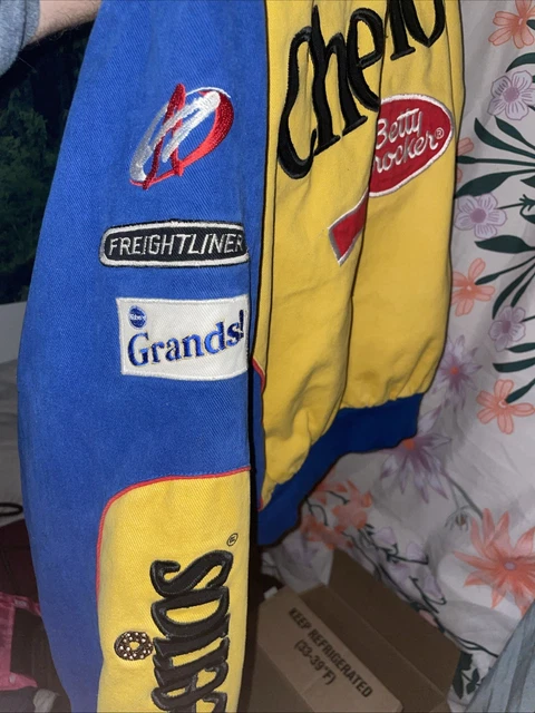 PETTY RACING BOBBY Labonte #43 Cheerios JH Design Jacket Nascar Men's L ...