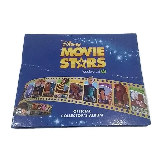 WOOLWORTHS DISNEY MOVIE Stars Collectors Album Full Set of 42 Projector ...
