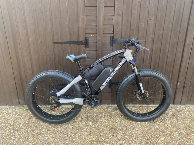 ELECTRIC EBIKE FAT Wheel 48v 1500w 14Ah Battery 26x4inch Pedalease Big ...