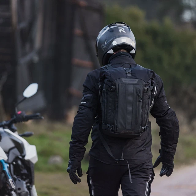 OXFORD ATLAS B-20 Advanced Waterproof Motorcycle Roll Top Backpack - 20 ...