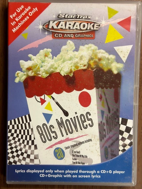 STAR TRAX CARAOKE CD and Graphics 80s Movies Pop Music Sing-a-long EUR ...