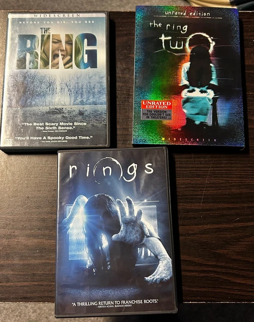 THE RING 3-MOVIE Collection DVD The Ring, the ring 2 (unrated), rings £ ...