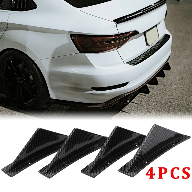 FOR VW JETTA MK6 MK7 Rear Bumper Diffuser Shark Fins Spoiler Lip ...