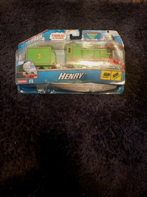 THOMAS FRIENDS TRACKMASTER motorized railway HENRY New In Box. Box is ...