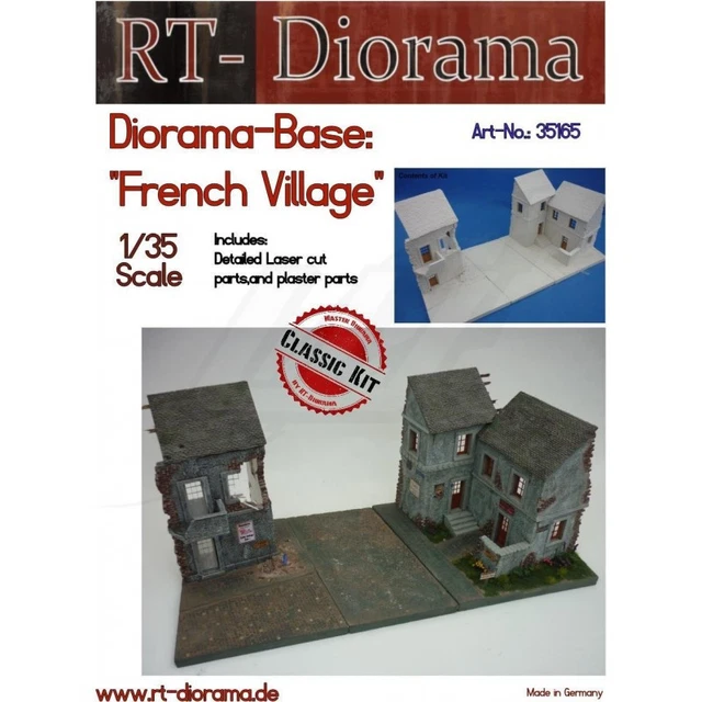 [FR] RT-DIORAMA 1/35 Diorama-Base: French Village [Standard ...