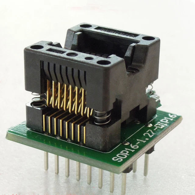 SOP16 TO DIP16 SOP16 IC Socket Programmer Adapter SOP16 Test Socket £7. ...