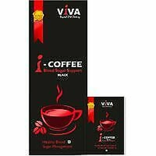 INDUS VIVA I-COFFEE BLACK 50 PACKS 750gm FOR BLOOD SUGAR SUPPORT+ USA £ ...