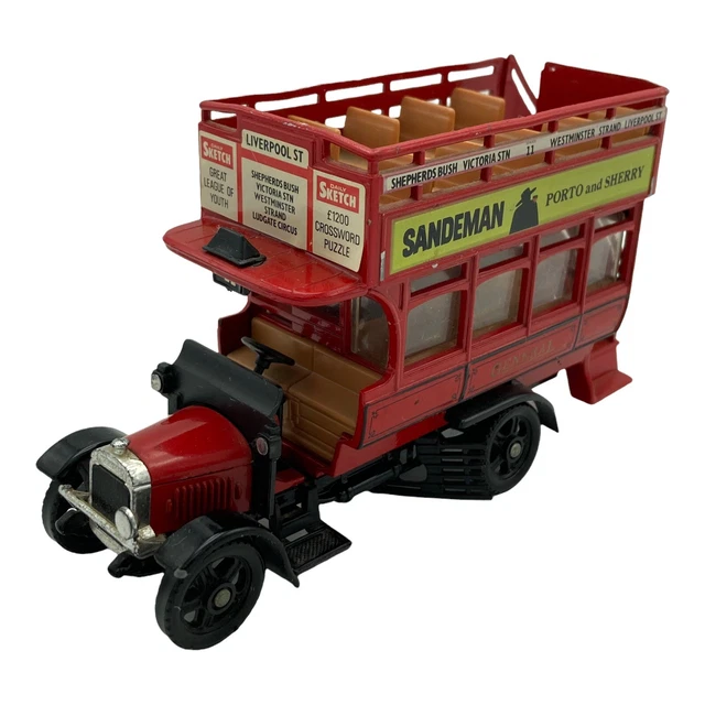 CORGI CO. LONDON Transport Bus Sandeman Liverpool St Toy from England ...