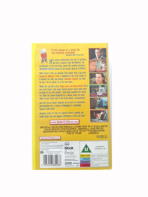 STUART LITTLE VHS Video Cassette Tape £5.99 - PicClick UK