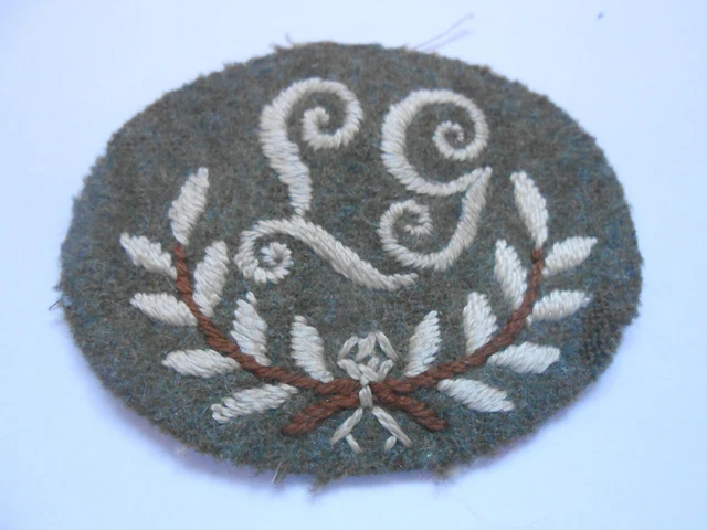 BRITISH ARMY LG LIGHT MACHINE GUN specialist trade award patch bold ...