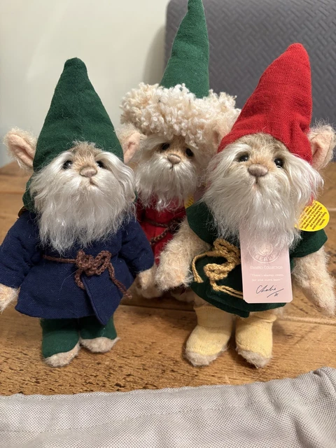 CHARLIE BEARS ELF Elves set Fraggle Gump & Teasel Minimo Mohair Limited ...