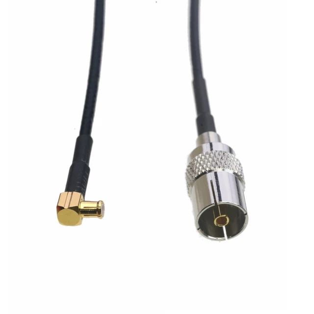 RF CABLE IEC PAL female to MCX plug RA RG316 6"~10FT DVB TV radio GPS ...