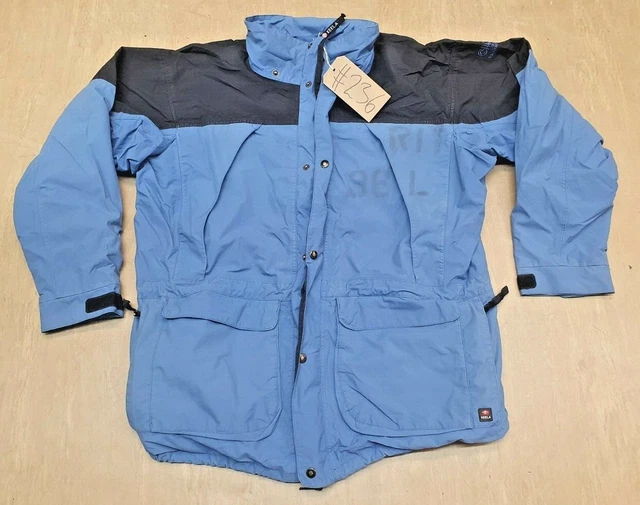 BRITISH EX ARMY Issue Keela Dual Protection System Blue Jacket LARGE UK ...
