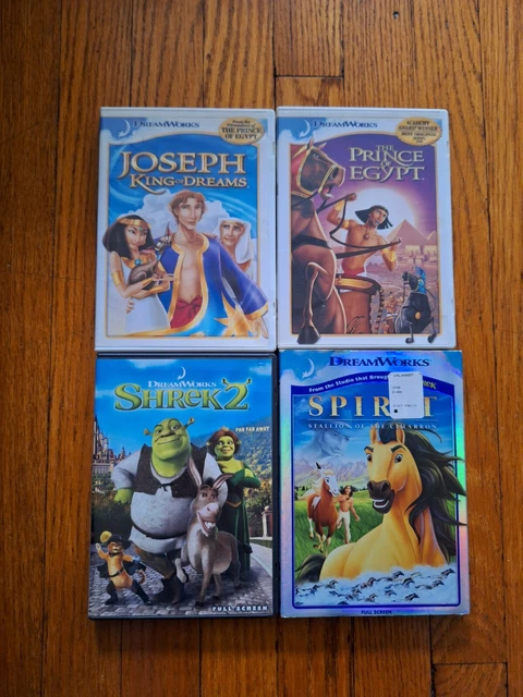 DREAMWORKS DVD MOVIE Collectiom - King Of Dreams, Prince Of Egypt ...