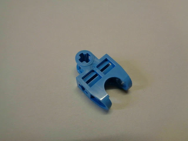 LEGO TECHNIC CONNECTEUR Double Split Cross Block (32174) Medium Blue ...