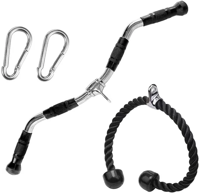 LAT PULLDOWN CABLE Machine Attachment for Home Gym, Lat Pull down Bar ...