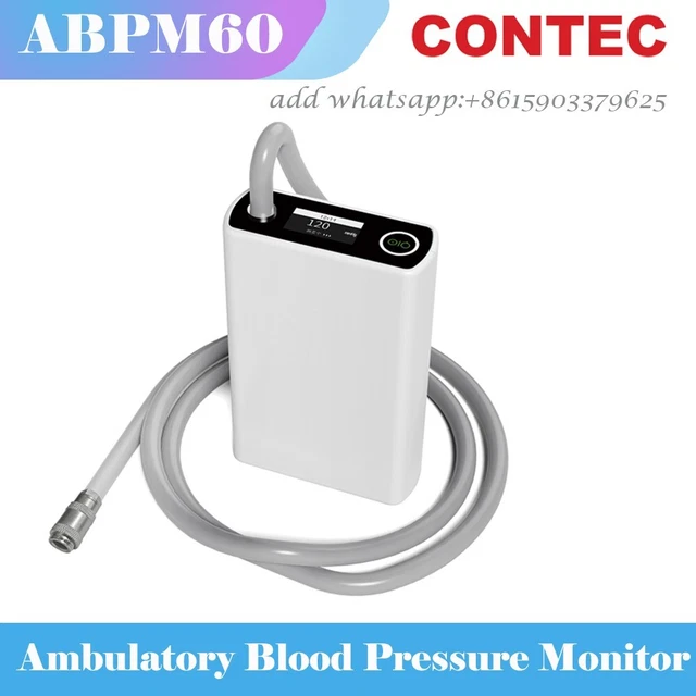CONTEC AMBULATORY BLOOD Pressure Monitor 24h NIBP Holter adult Cuff ...