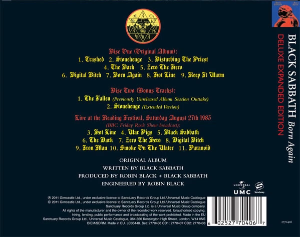 BLACK SABBATH BORN Again Deluxe Expanded Edition 2CD NEW SEALED £21.19 ...