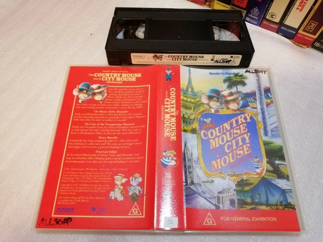 THE COUNTRY MOUSE AND THE CITY MOUSE ADVENTURES (12 Stories/3 Vhs Tapes ...