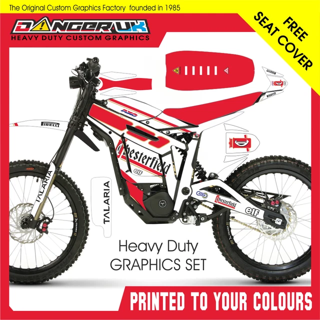 TALARIA STING STICKERS heavy Duty - GRAPHICS KIT - DECALS Chesterfield ...