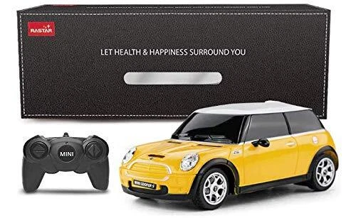 MINI COOPER S Yellow 124 RC Toy Car Remote Control Car Kids gift £21.59 ...