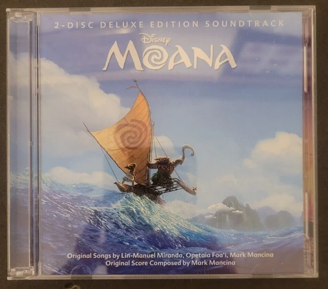 Moana Disney Original Motion Picture Soundtrack Cd Booklet Front Only £