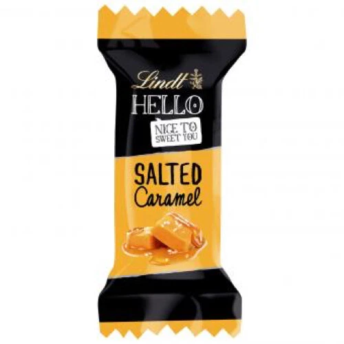 MINI LINDT HELLO Salted Caramel Milk Chocolate Bars £12.99 - PicClick UK