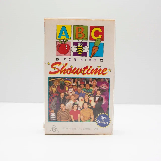 ABC FOR KIDS VHS Live Concert SHOWTIME 1998 Australia TV Video $20.00 ...