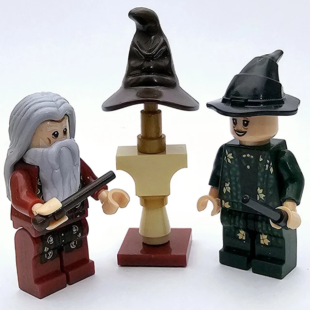 MINIFIGURAS DE HARRY Potter ALBUS DUMBLEDORE Y MINERVA MCGONAGALL Y ...