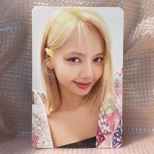 LISA BLACKPINK 2ND ALBUM BORN PINK Pink Ver Official Photocard KPOP £11 ...