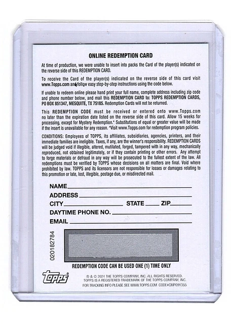 2024 TOPPS TRIBUTE Tandem Book Card Ken Griffey Jr / Julio Rodriguez ...