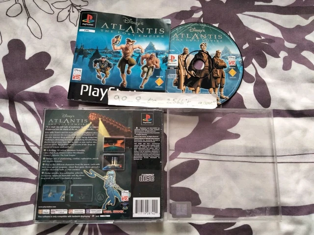 ATLANTIS: THE LOST Empire Disney PS1 black label Sony Playstation 1 ...