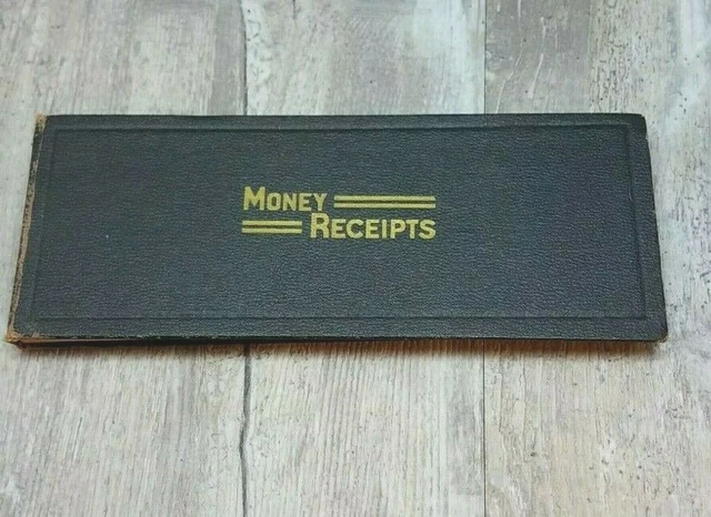 VINTAGE MONEY RENT Receipt Book Hardly Used Made In USA Stub-Tite $9.99 ...