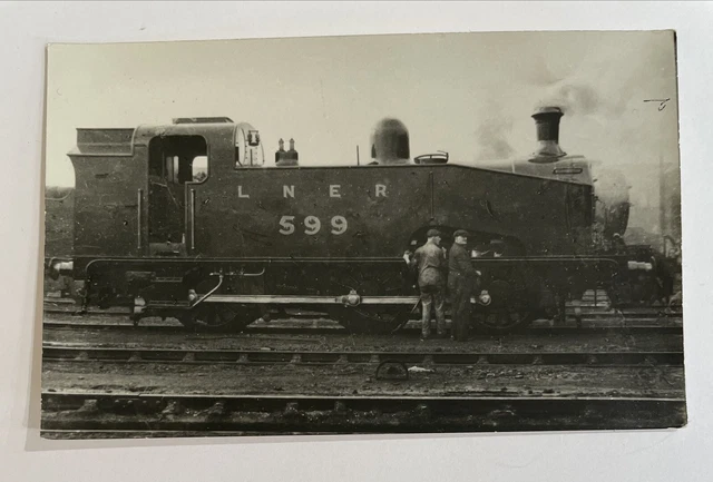 BR RAILWAY LOCOMOTIVE Photograph -Lner 599 Gorton - F2149 £3.50 ...