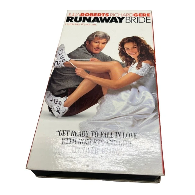 RUNAWAY BRIDE VHS Julia Roberts Richard Gere English 1999 Paramount ...