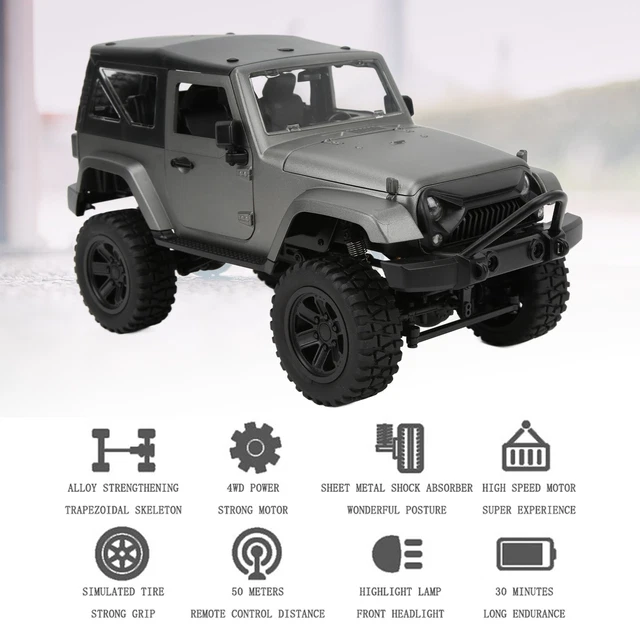 F6 1/14 FULL Scale Simulation RC Model Car 260 Motor 2.4GHz 4WD RC Off ...